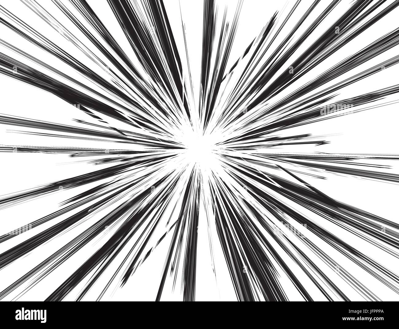 Textured radial lines spreading explosion effect. Starburst, sunburst ...
