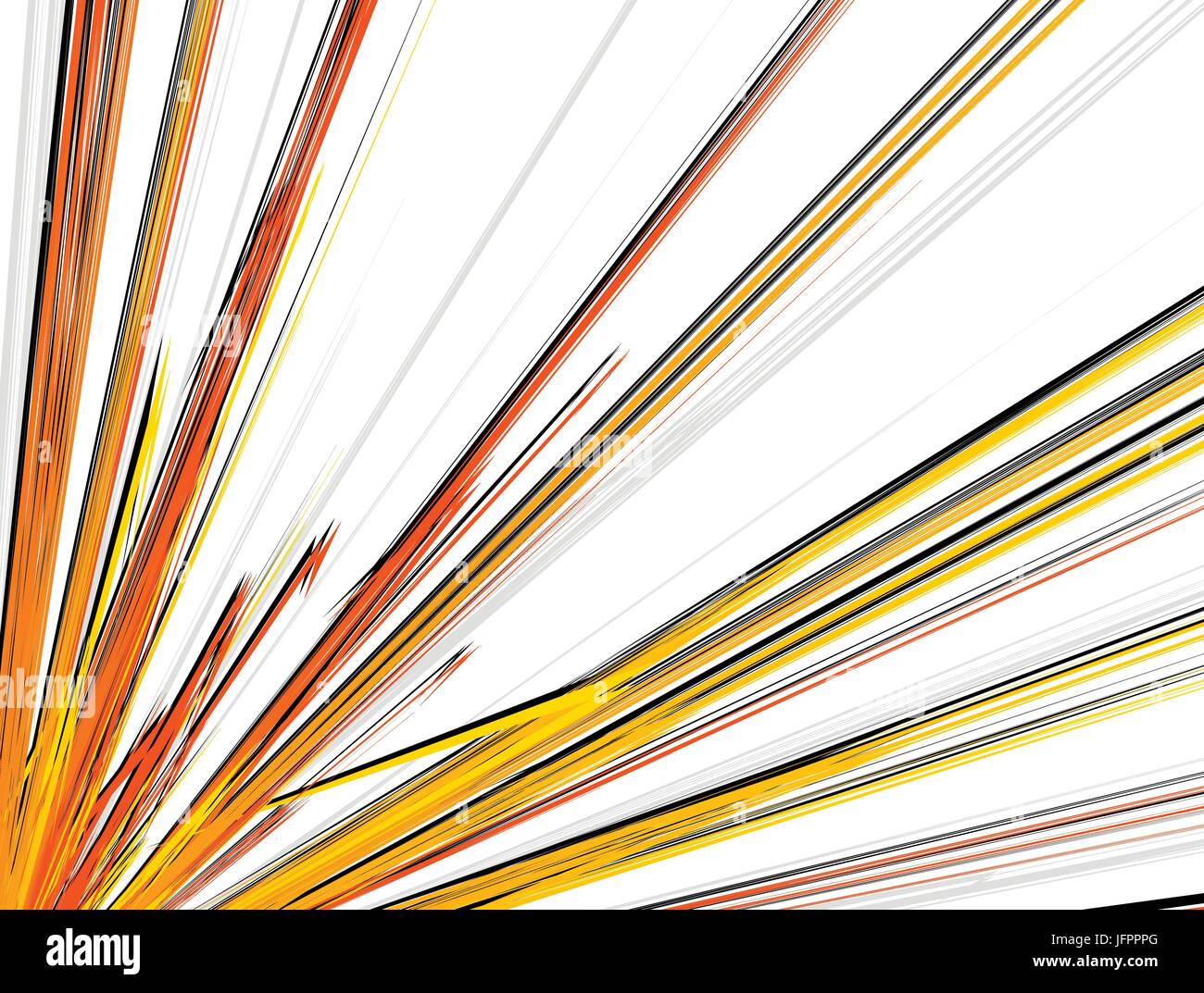 Textured radial lines spreading explosion effect. Starburst, sunburst ...