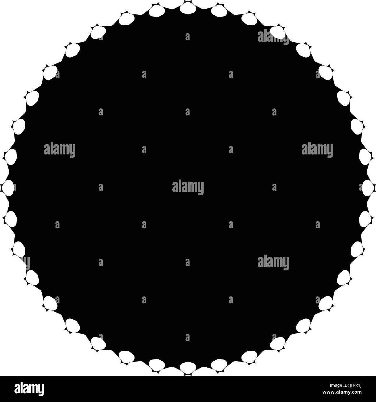 Abstract geometric art with circular motif. Geometric black and white ...