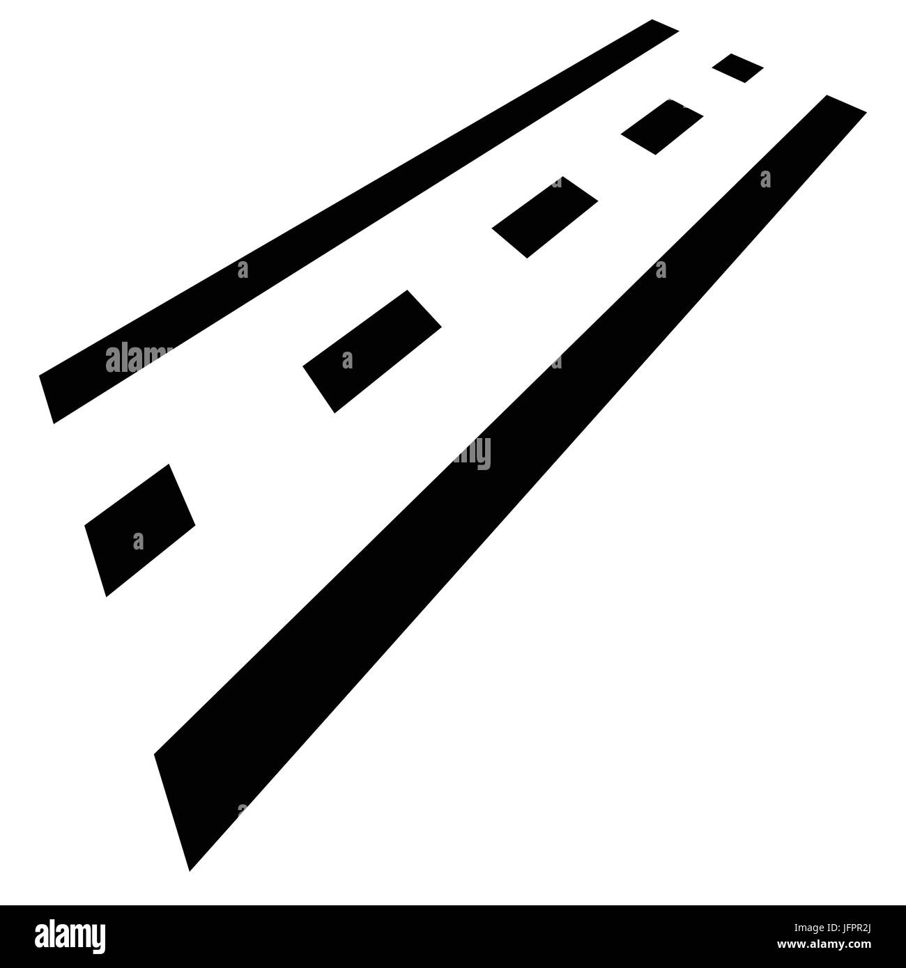 Winding long road in Black and White Stock Photos & Images - Alamy