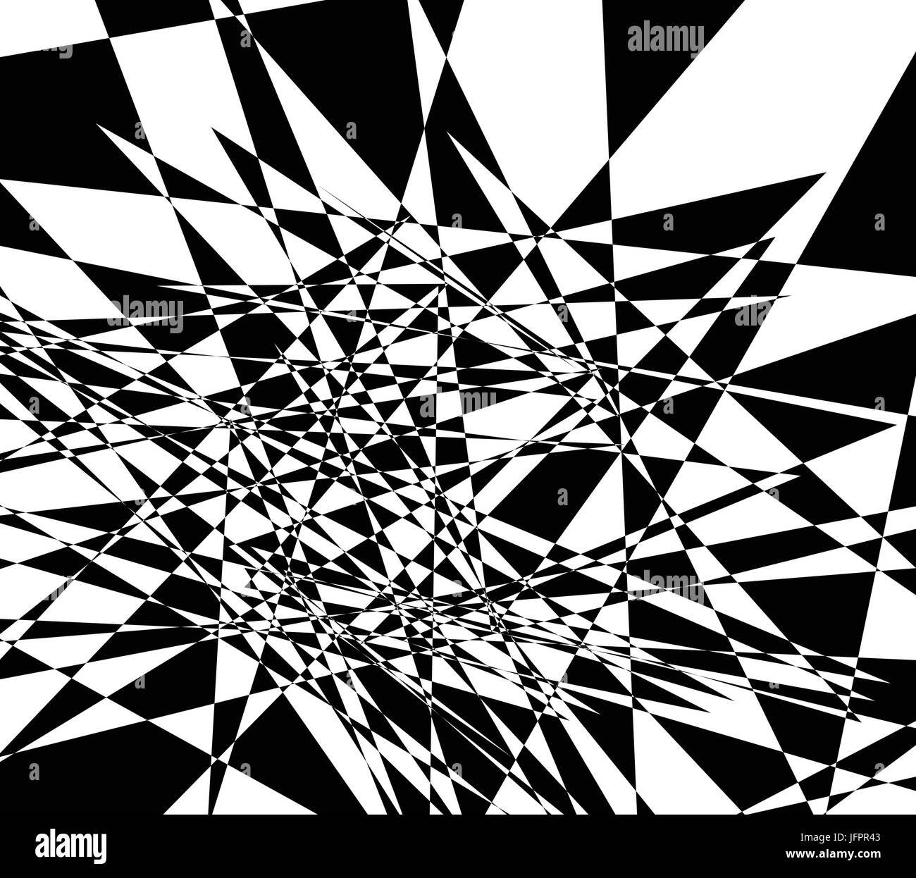 Random scattered pattern. Black and white abstract illustration Stock ...