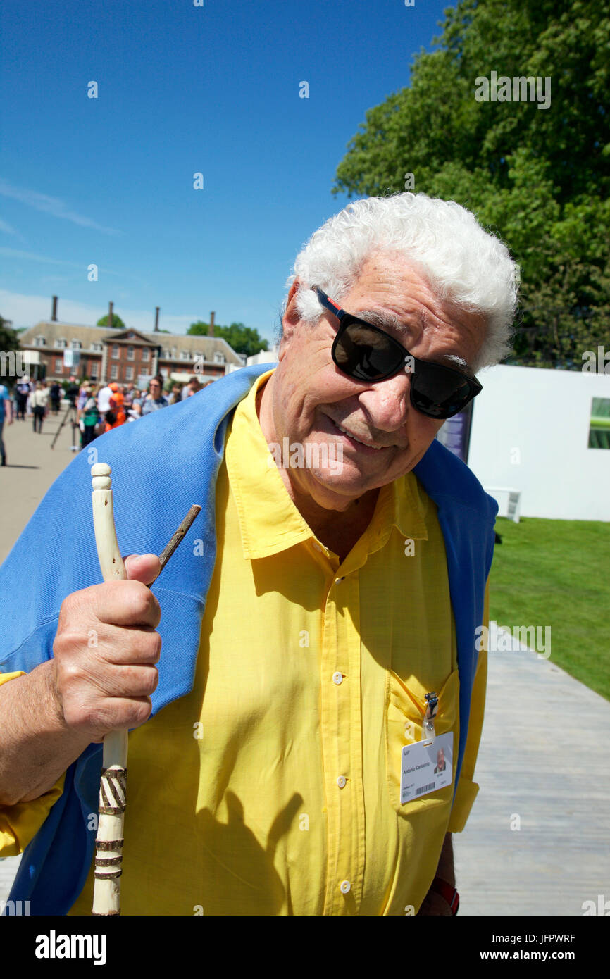 Antonio Carluccio, Italian chef, at RHS Chelsea Flower Show 2017 Stock ...