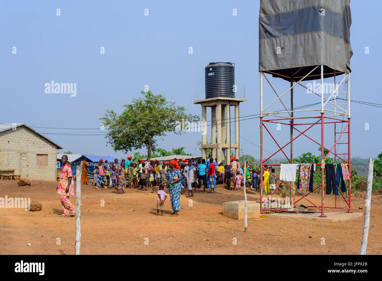 Very Holy Church in Baname, Benin Stock Photo - Alamy
