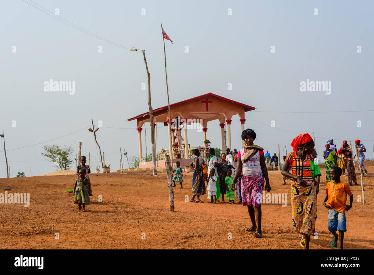 Very Holy Church in Baname, Benin Stock Photo - Alamy
