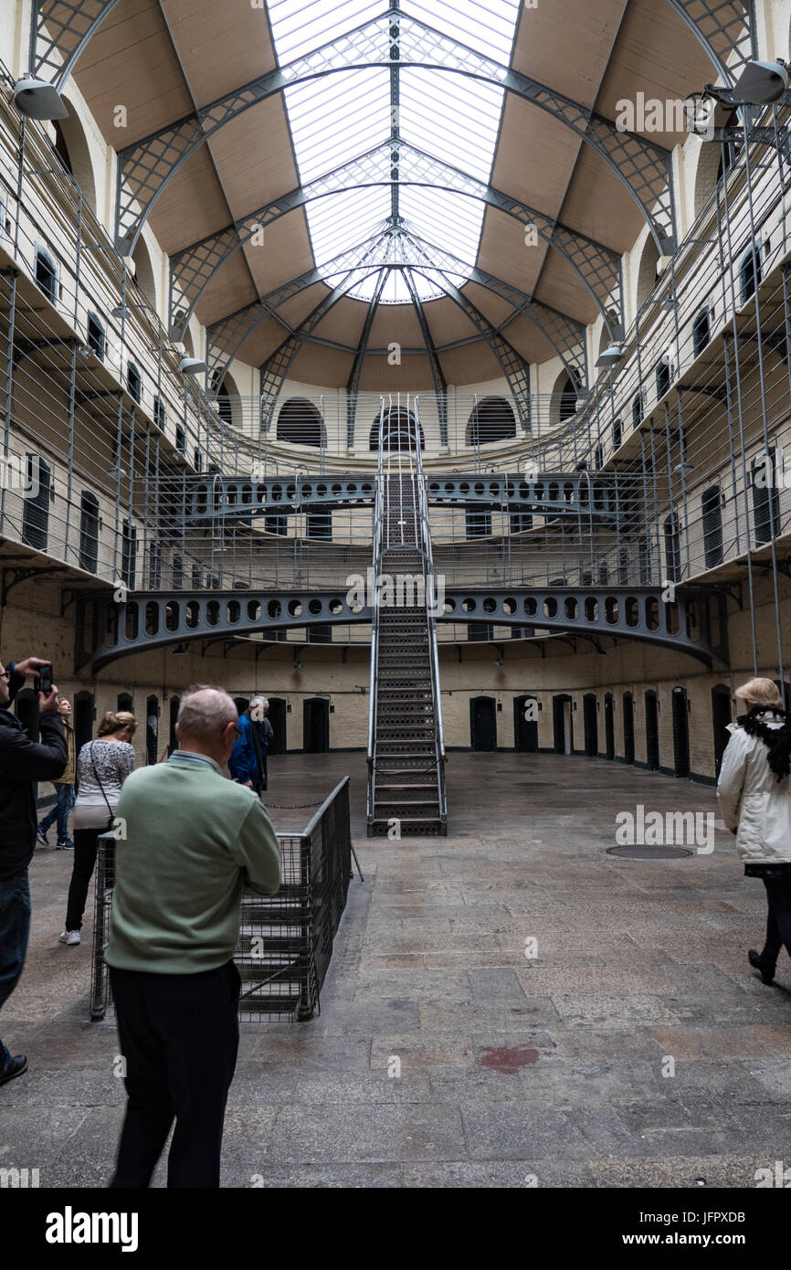 Interior view of Kilmainham Gaol, Dublin, Ireland Stock Photo - Alamy
