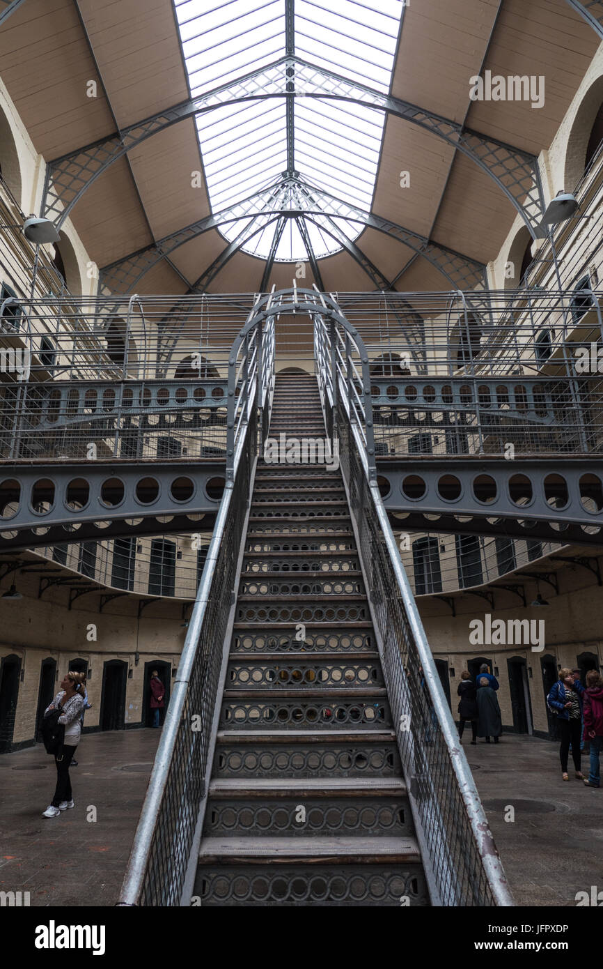 Interior view of Kilmainham Gaol, Dublin, Ireland Stock Photo - Alamy