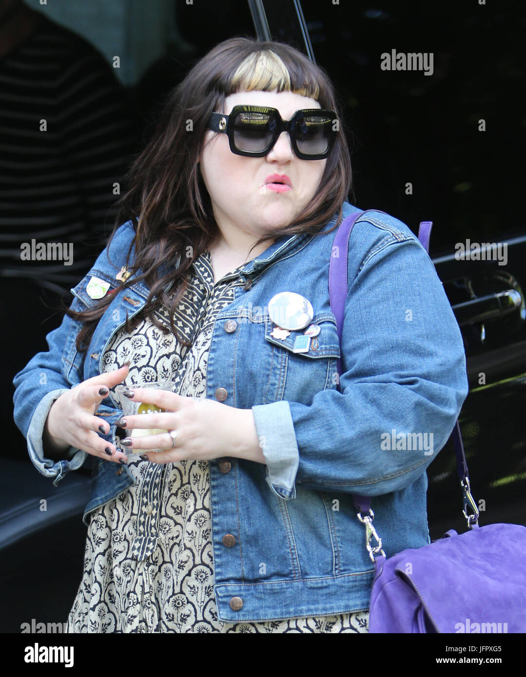 Beth Ditto outside ITV Studios today Featuring: Beth Ditto Where ...