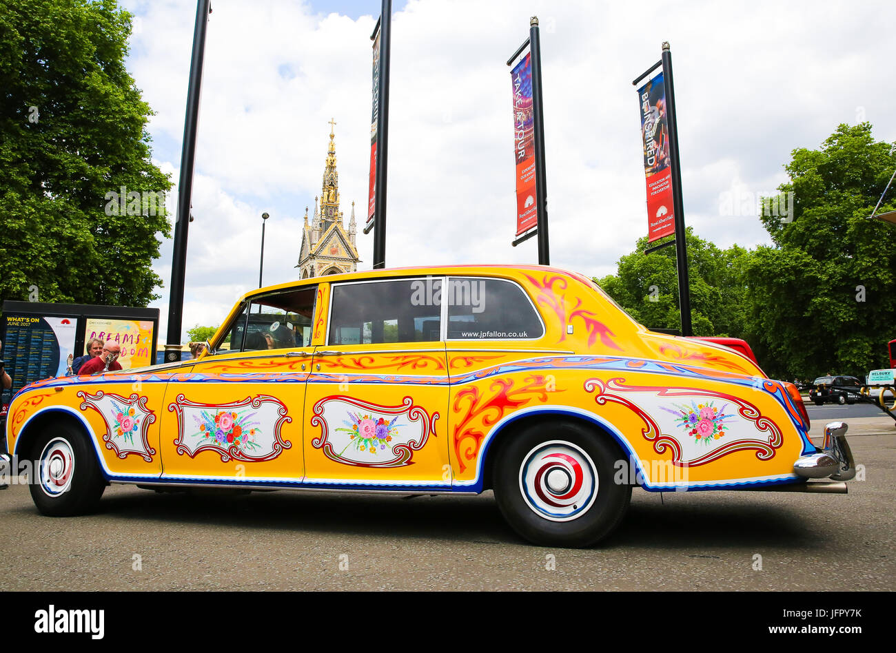 The Bootleg Beatles attend a photocall with the late John Lennon's ...