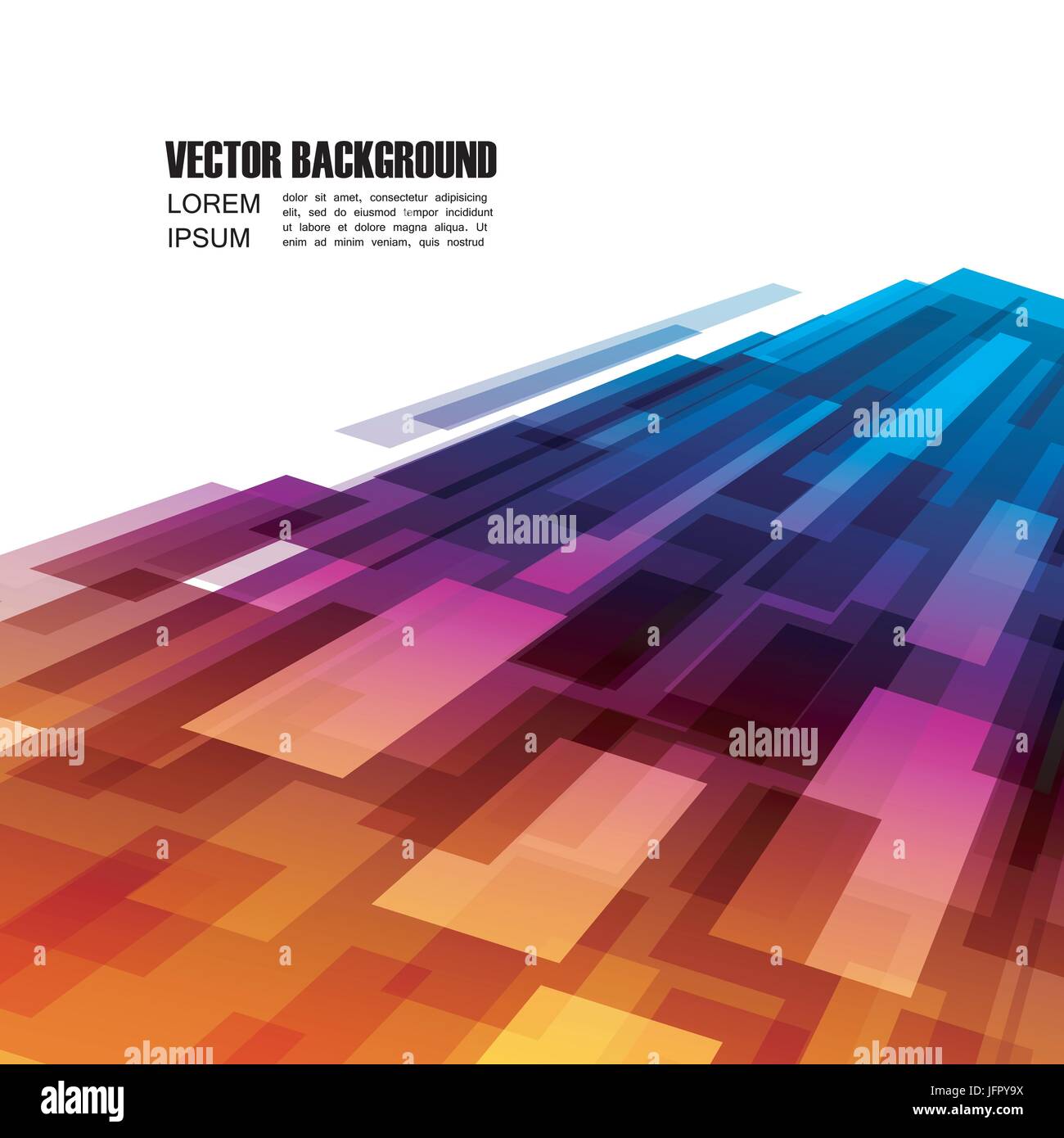 abstract colorful background, geometric spectrum, isolated on white ...