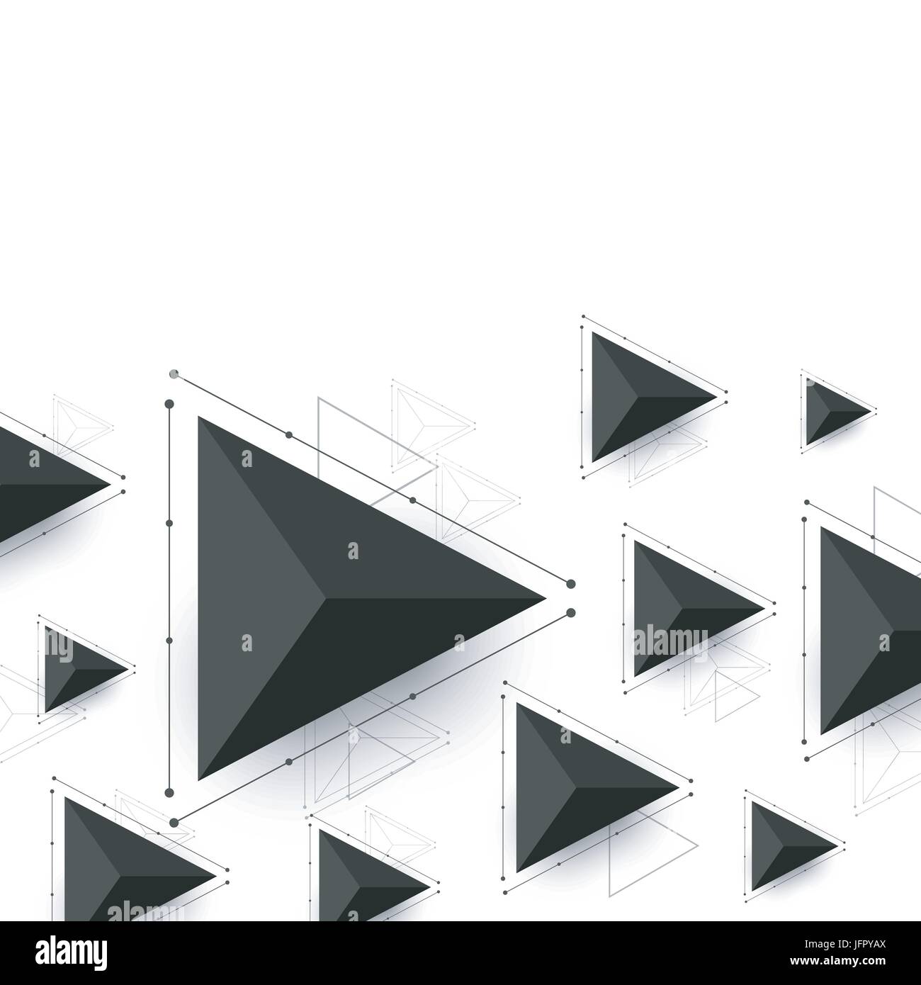 Triangle development Stock Vector Images - Alamy