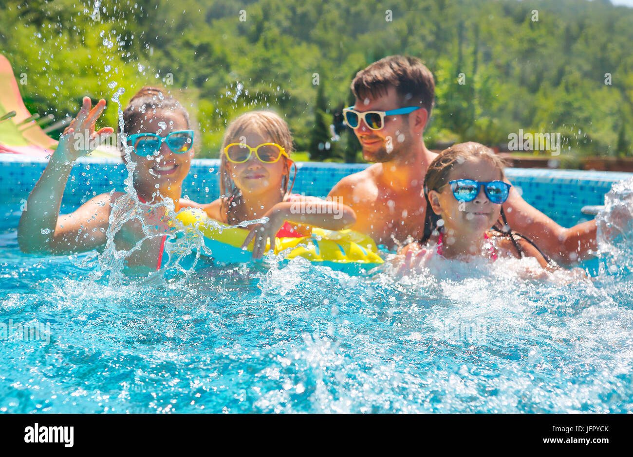 Man in kid pool hi-res stock photography and images - Alamy