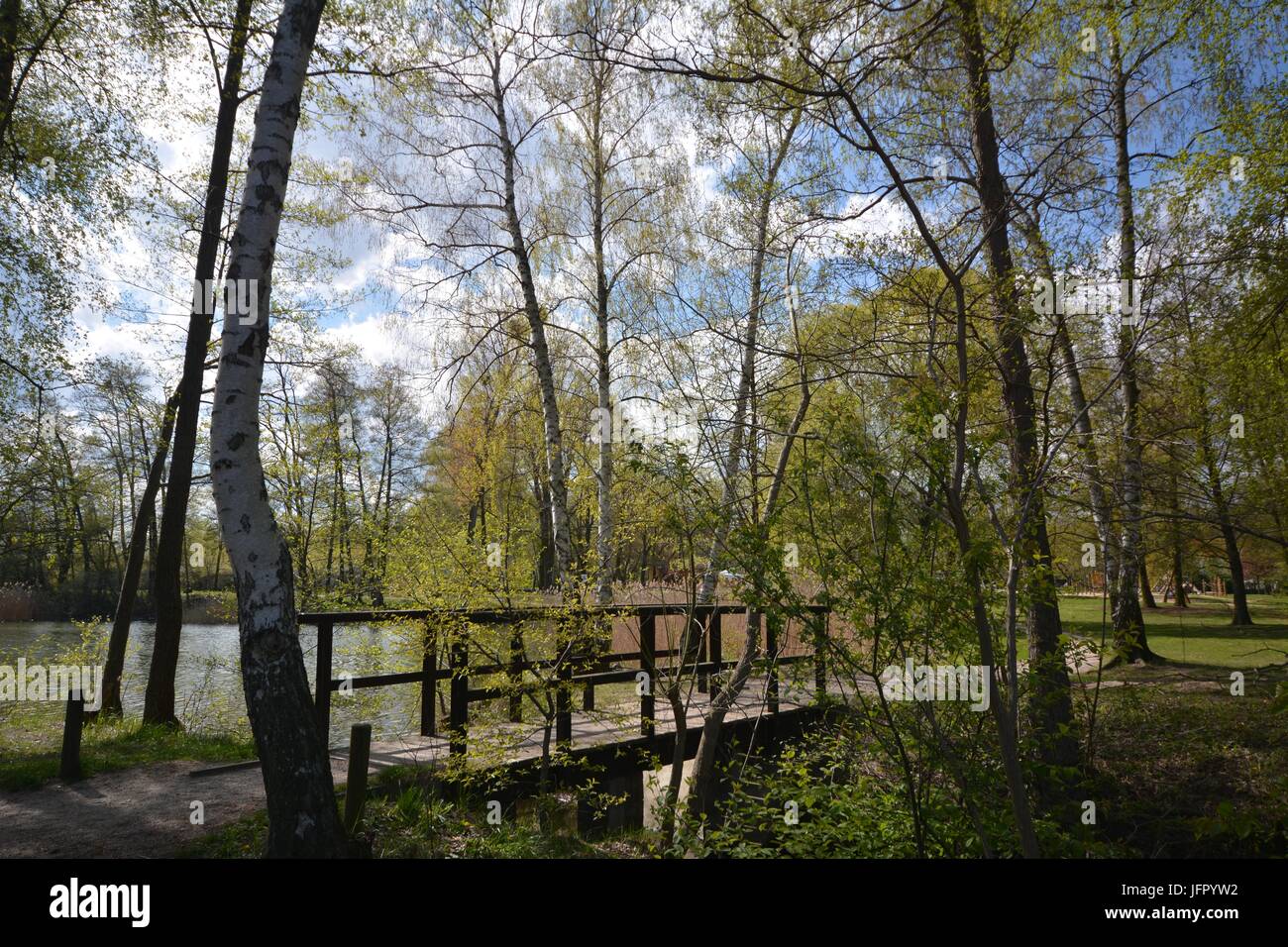 Impressions from the Falkenhagen lake in Falkensee (Brandenburg) from ...