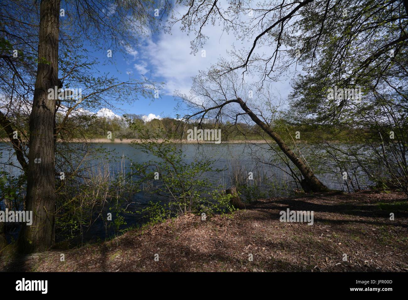 Impressions from the Falkenhagen lake in Falkensee (Brandenburg) from ...