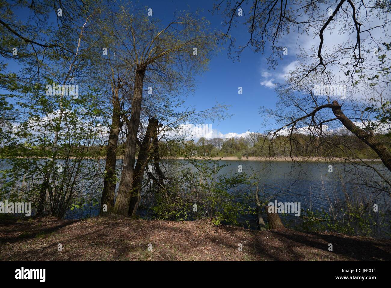 Impressions from the Falkenhagen lake in Falkensee (Brandenburg) from ...
