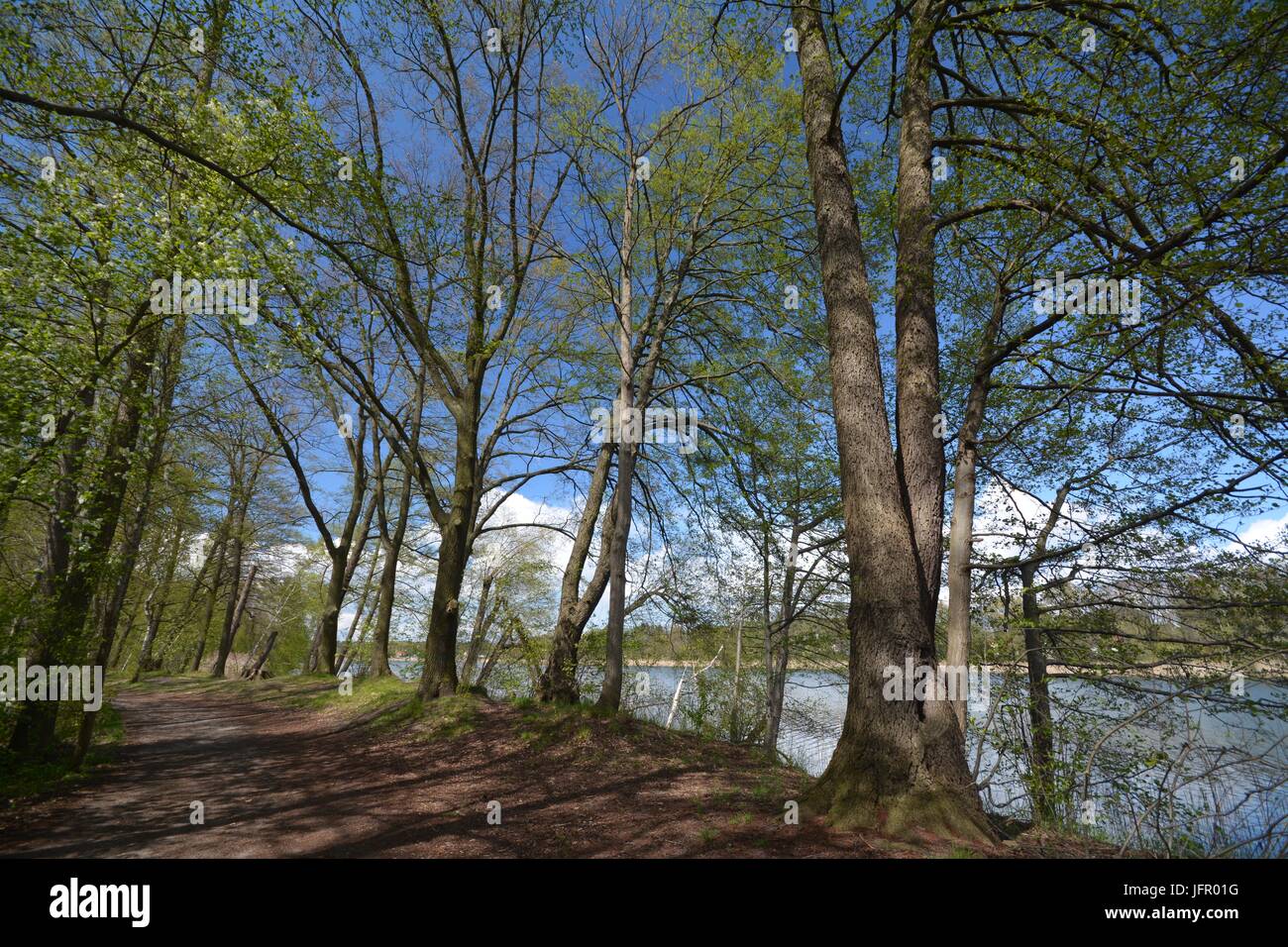 Impressions from the Falkenhagen lake in Falkensee (Brandenburg) from ...