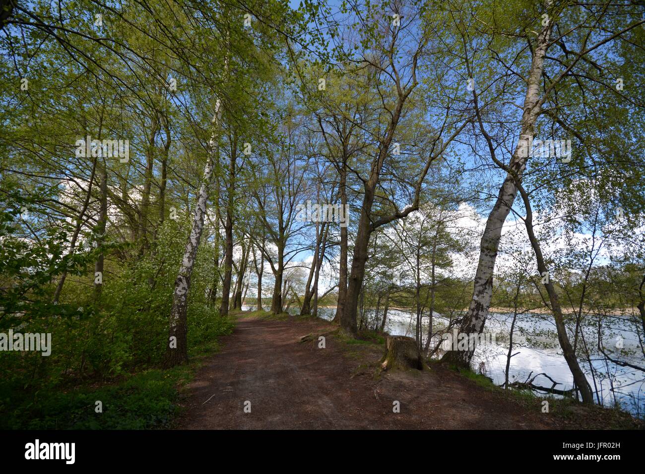 Impressions from the Falkenhagen lake in Falkensee (Brandenburg) from ...