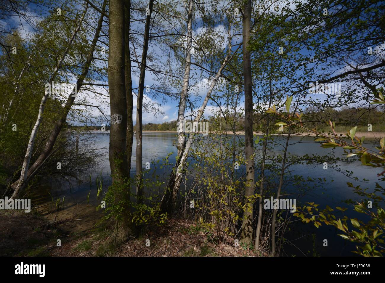 Impressions from the Falkenhagen lake in Falkensee (Brandenburg) from ...