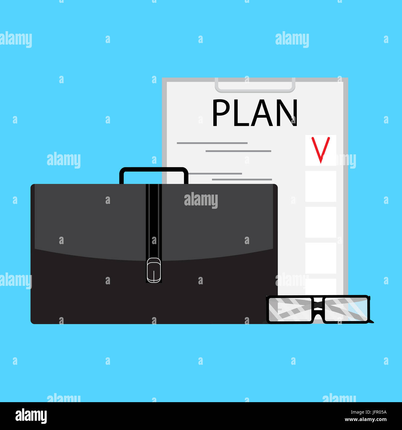Writing business plan. Business strategy model, vector strategic ...