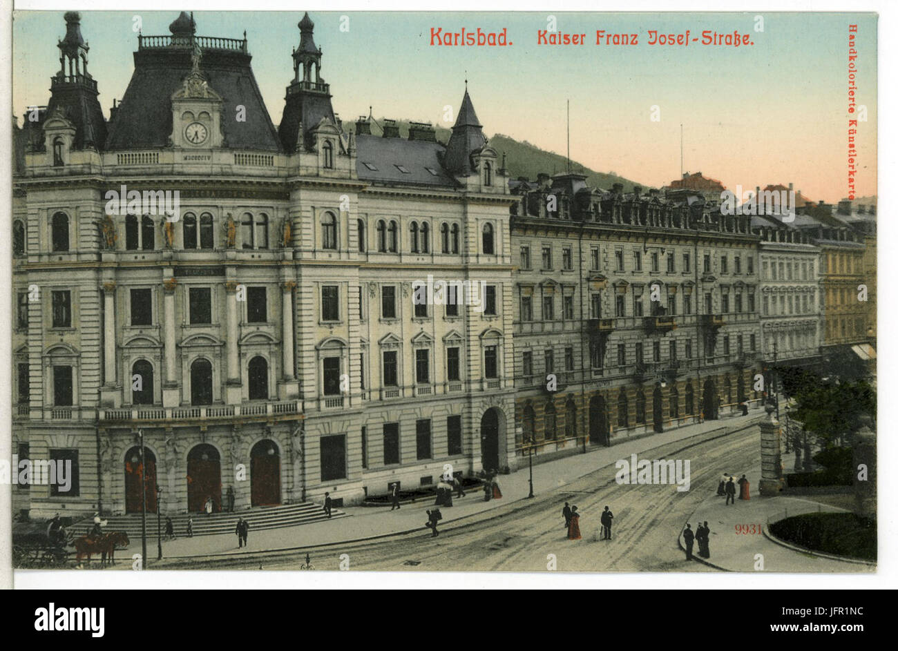 09931 Karlsbad 1908 Kaiser Franz Josef Straße Brück And Sohn Kunstverlag
