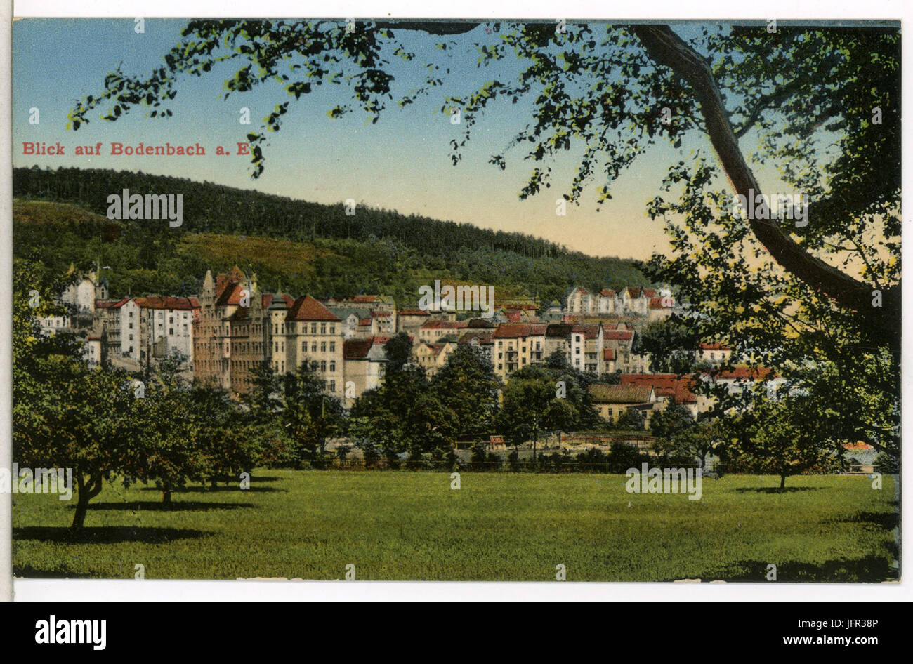 13287-Bodenbach-1911-Blick auf Bodenbach-Brück & Sohn Kunstverlag Stock ...