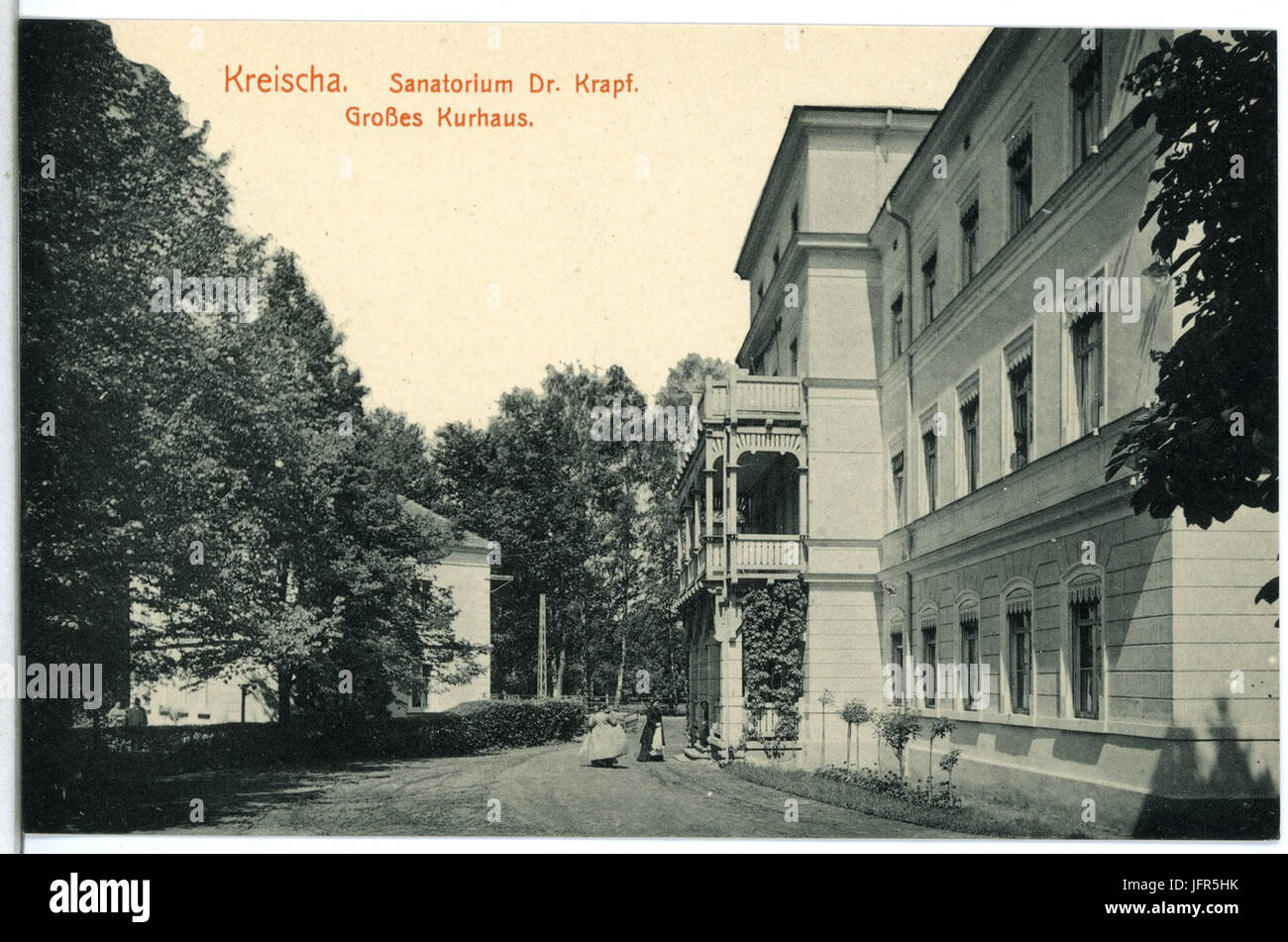 14777-Kreischa-1912-Sanatorium Dr. Krapf - Großes Kurhaus-Brück & Sohn ...