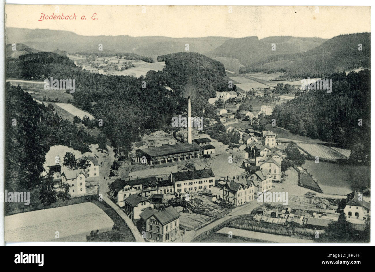 15417-Bodenbach-1913-Blick auf Bodenbach-Brück & Sohn Kunstverlag Stock ...