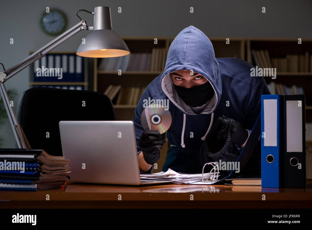 The hacker stealing personal data from home computer Stock Photo - Alamy