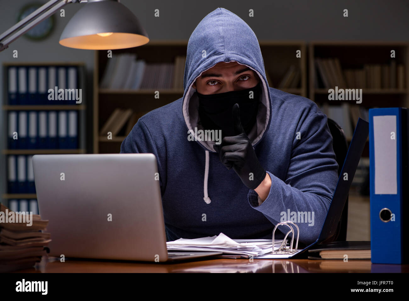 The hacker stealing personal data from home computer Stock Photo - Alamy