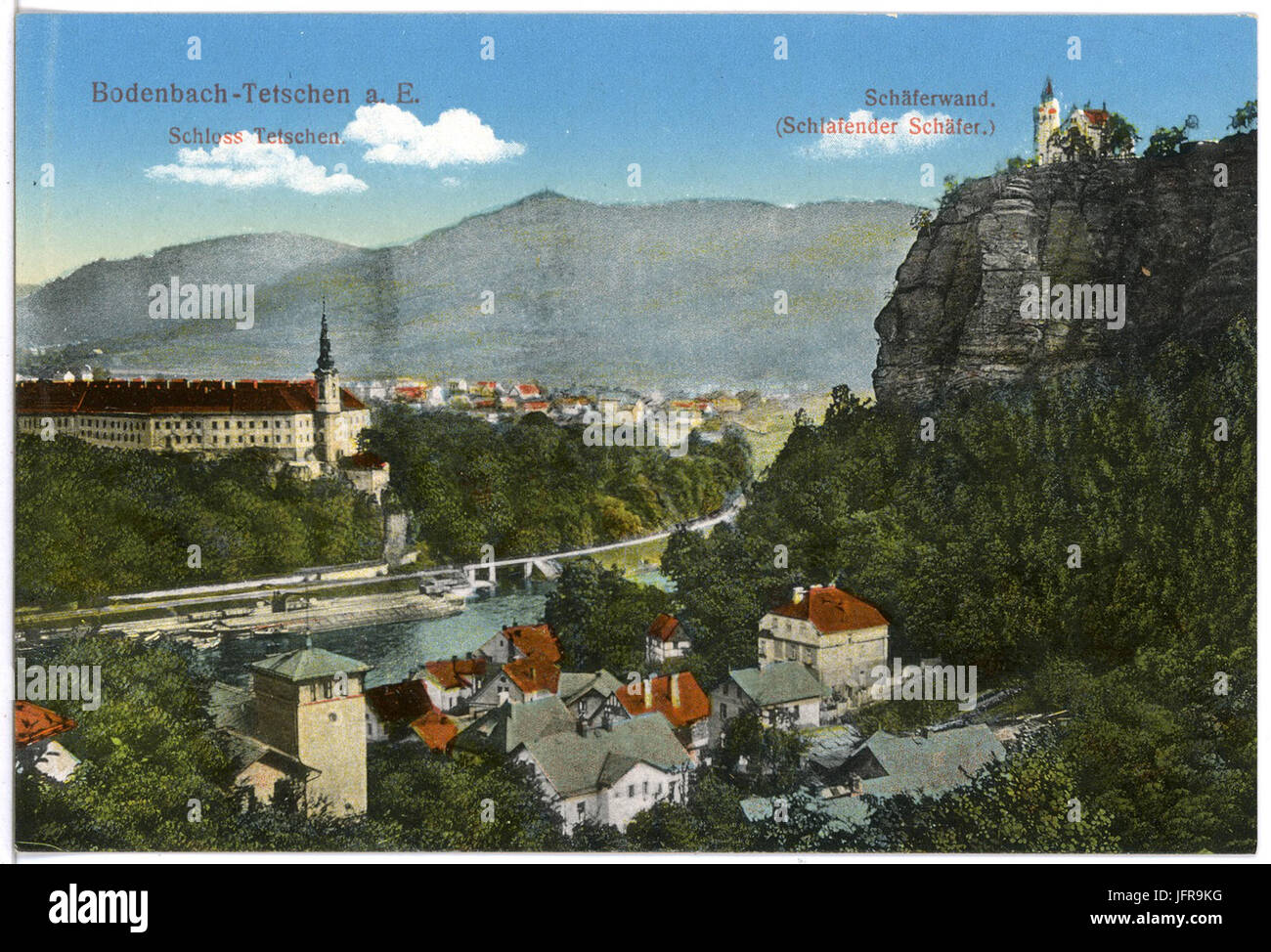 17501-Bodenbach-1914-Schäferwand - Schloß Tetschen-Brück & Sohn ...