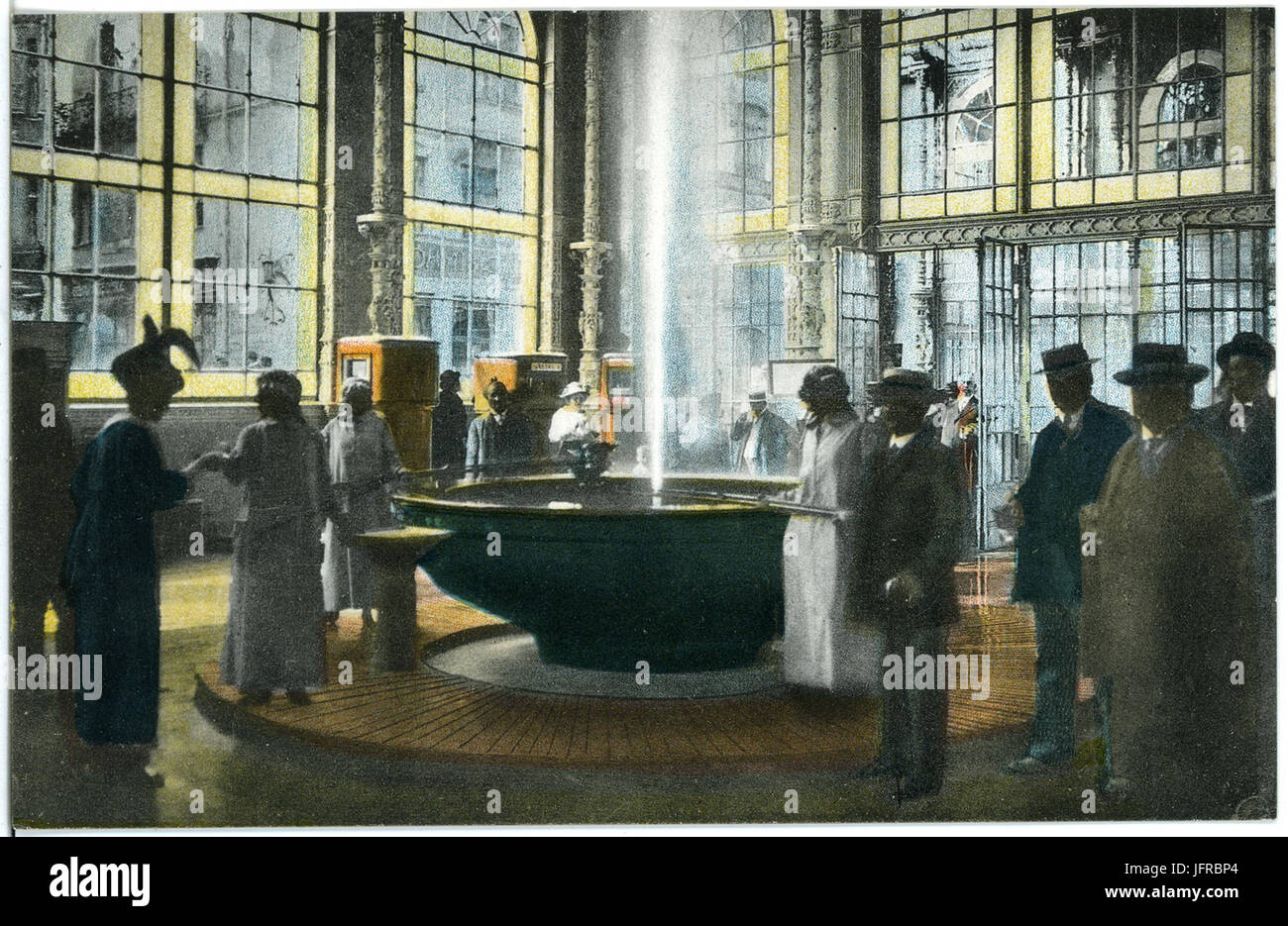 18806-Karlsbad-1915-Der Sprudel-Brück & Sohn Kunstverlag Stock Photo ...