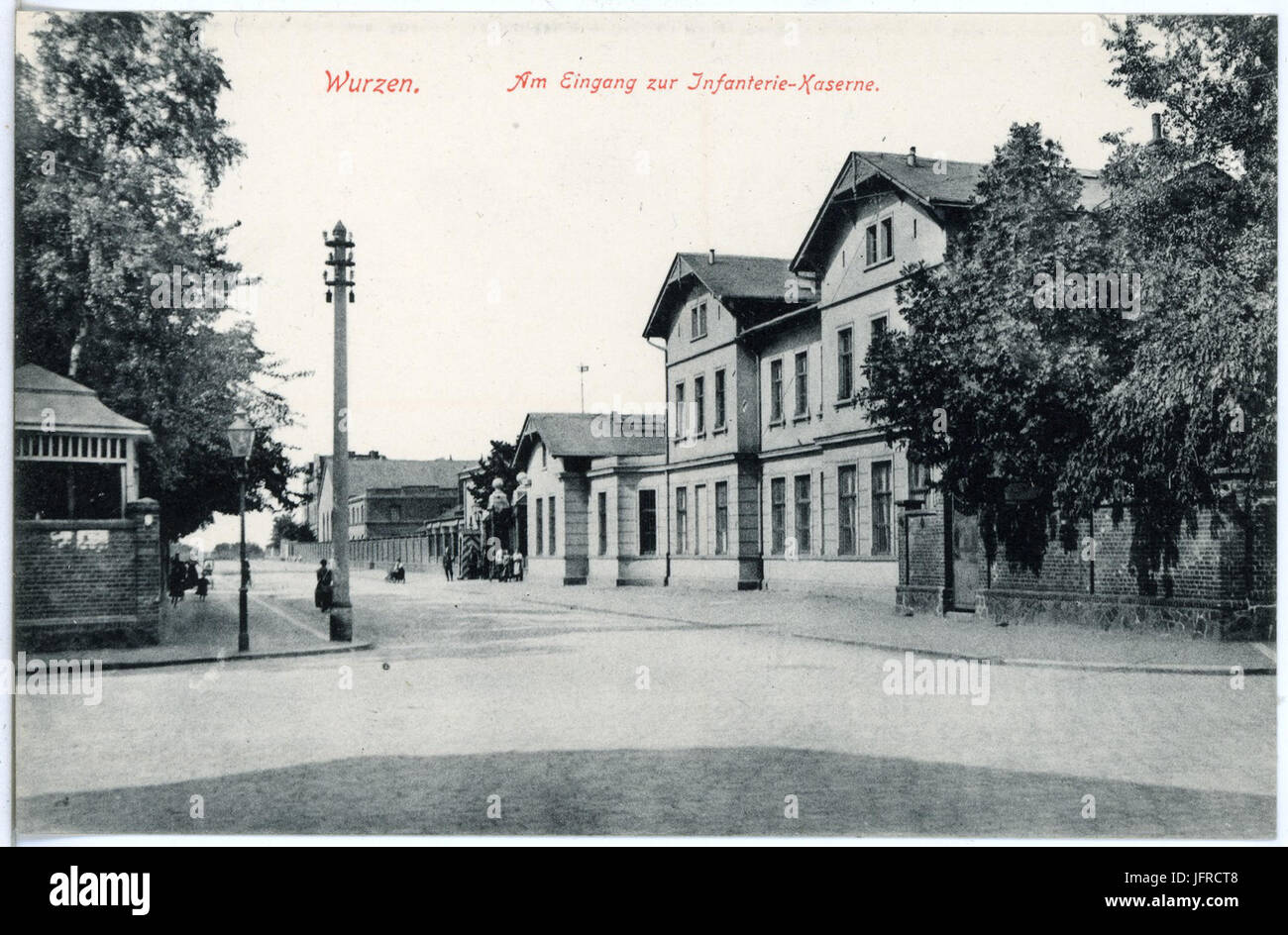19481-Wurzen-1915-Infanteriekaserne, Eingang-Brück & Sohn Kunstverlag ...