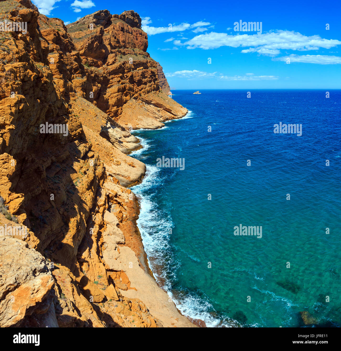 Summer sea coast landscape (Spain Stock Photo - Alamy