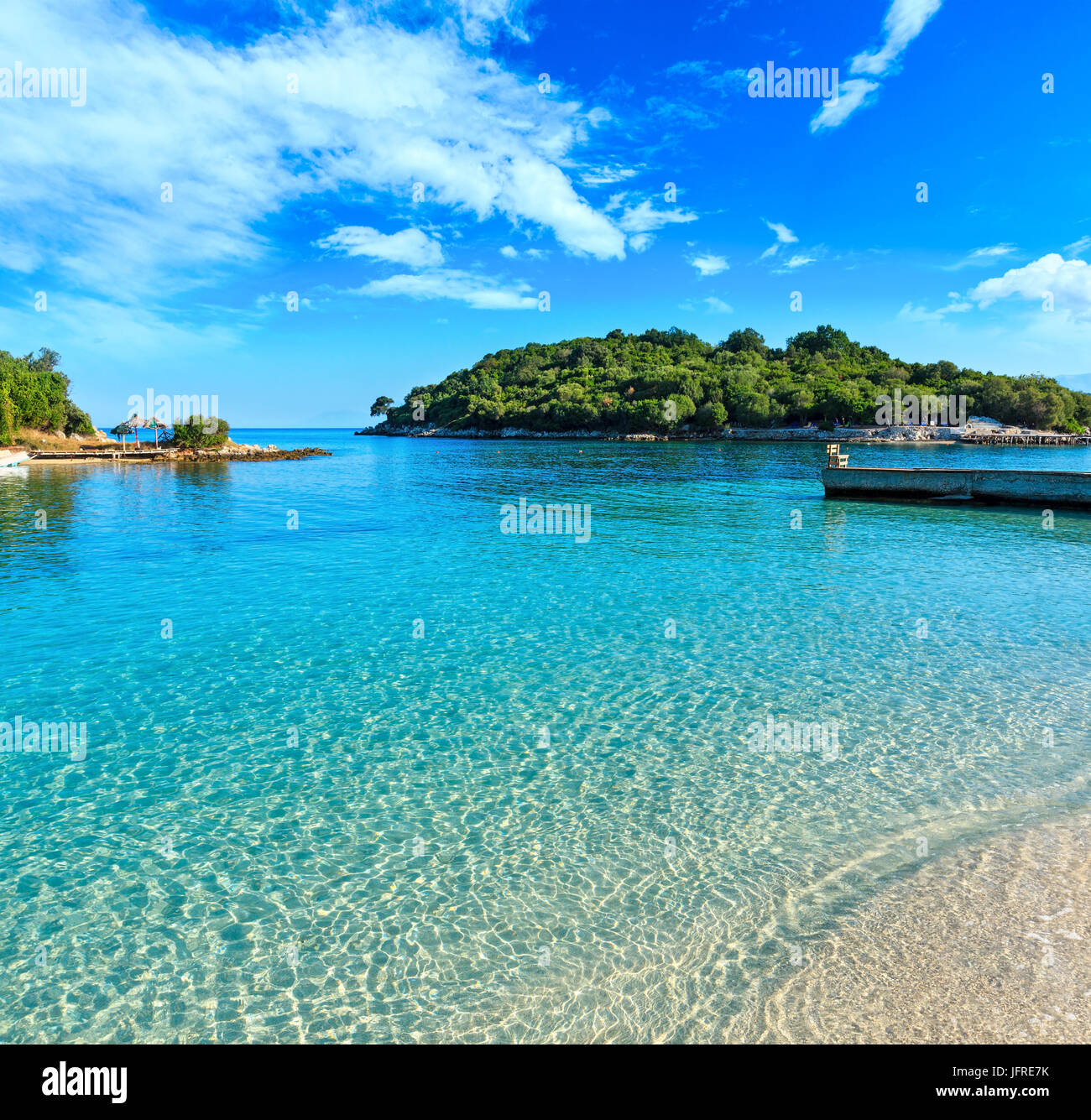 Ksamil beach, Albania Stock Photo - Alamy