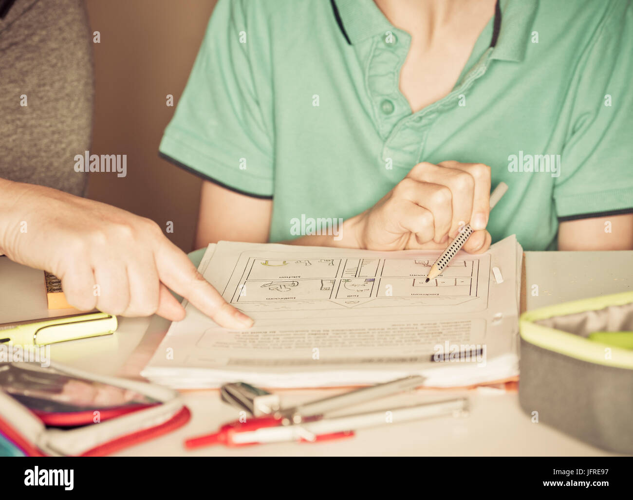 Exercise school hi-res stock photography and images - Alamy