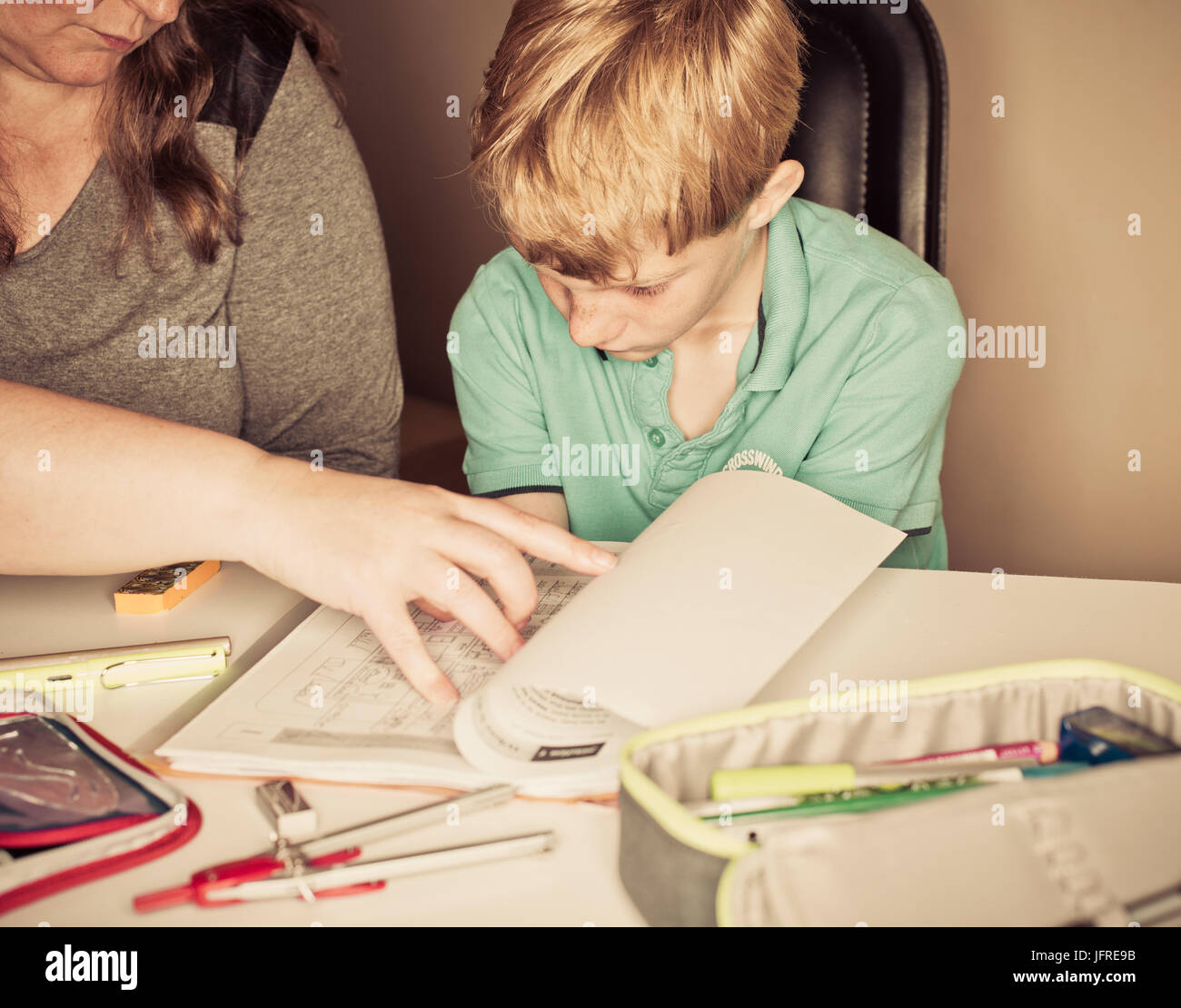 Lessons child hi-res stock photography and images - Alamy