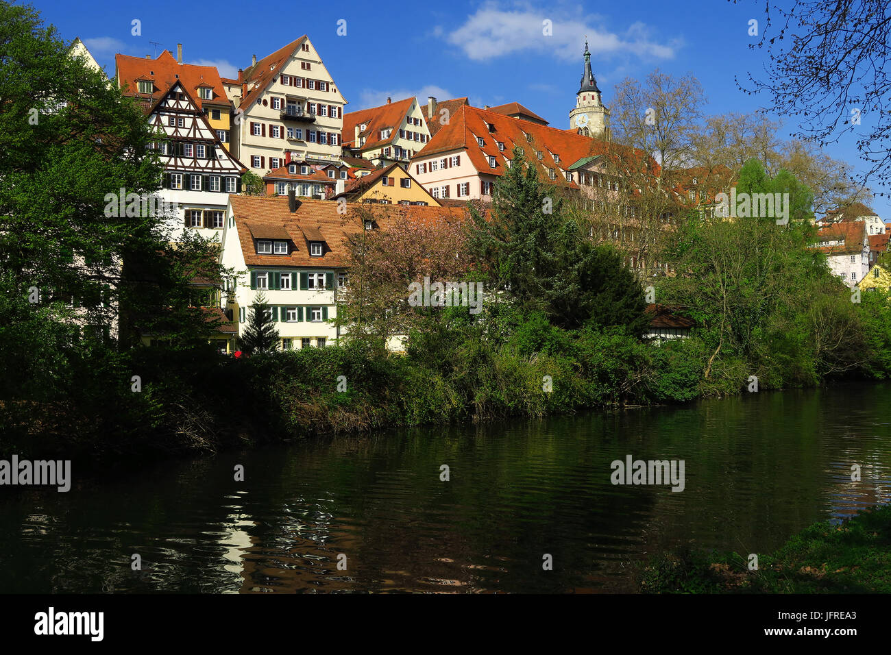city of Tuebingen; Germany; River Neckar Stock Photo - Alamy