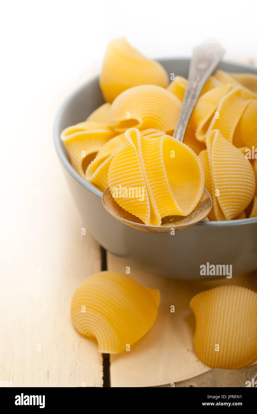 Italian snail lumaconi pasta Stock Photo - Alamy