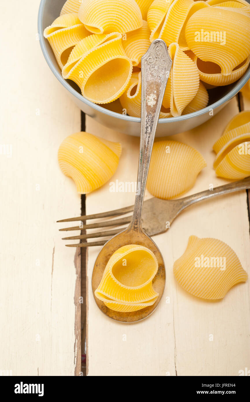 Italian snail lumaconi pasta Stock Photo - Alamy