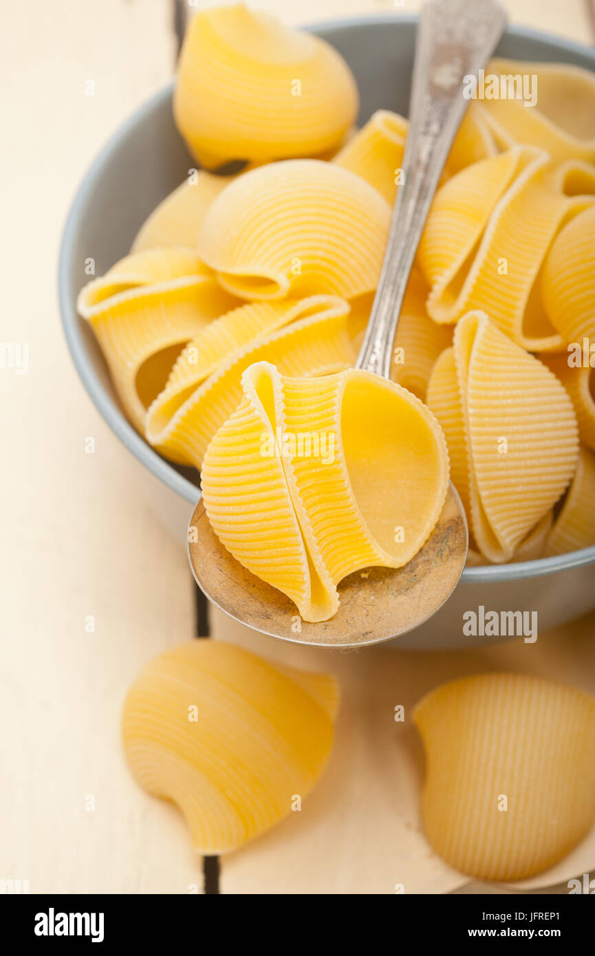 Italian snail lumaconi pasta Stock Photo - Alamy