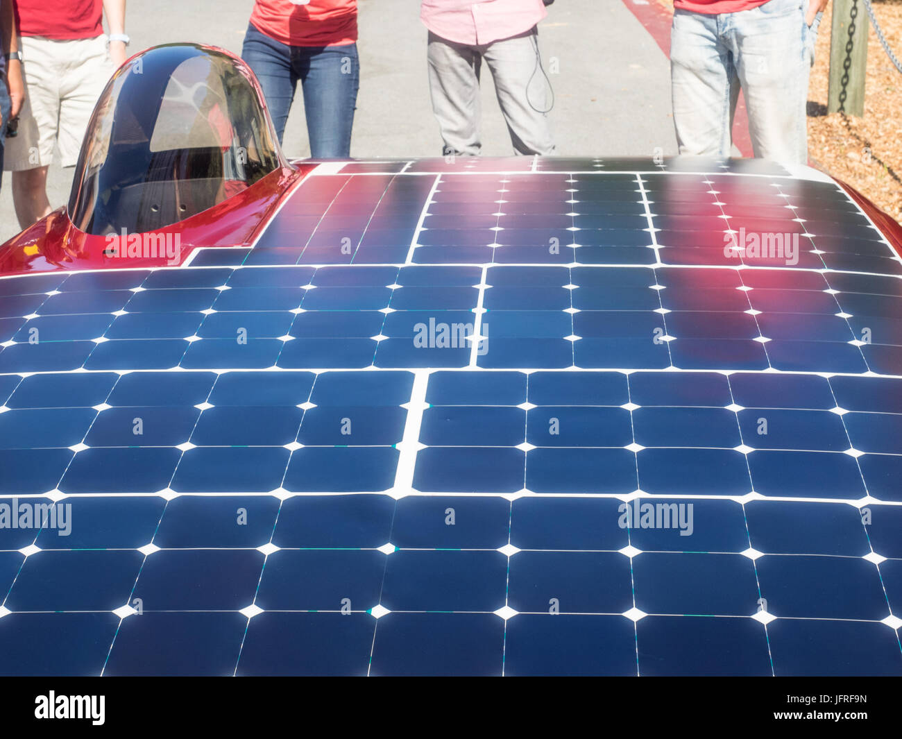 Stanford, CA/USA - July 1, 2017: The Stanford Solar Car Project ...