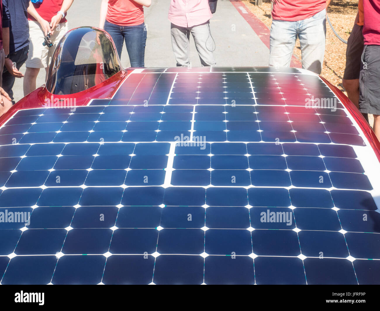 Stanford, CA/USA - July 1, 2017: The Stanford Solar Car Project ...