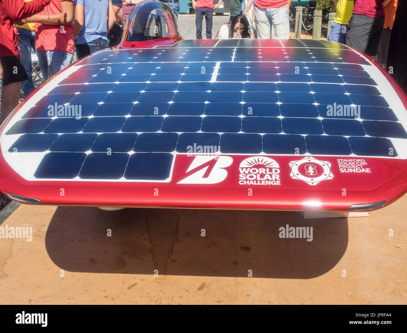 Stanford, CA/USA - July 1, 2017: The Stanford Solar Car Project ...