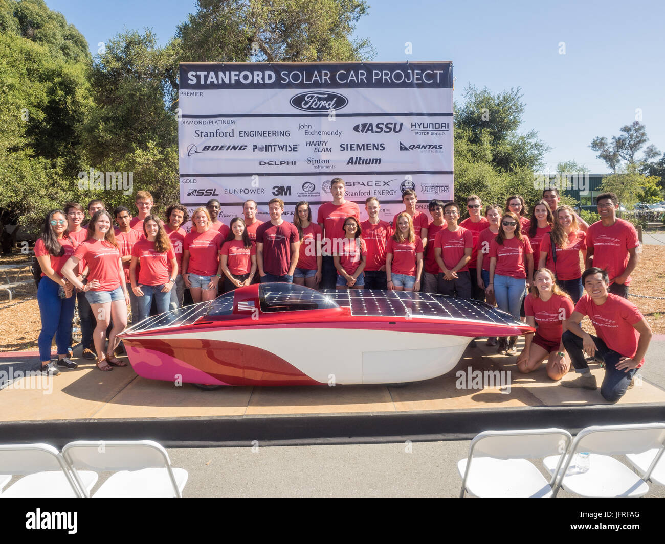 Stanford, CA/USA - July 1, 2017: The Stanford Solar Car Project ...