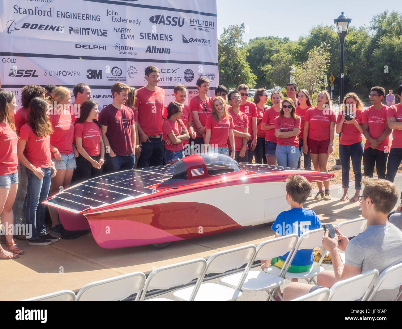 Stanford, CA/USA - July 1, 2017: The Stanford Solar Car Project ...