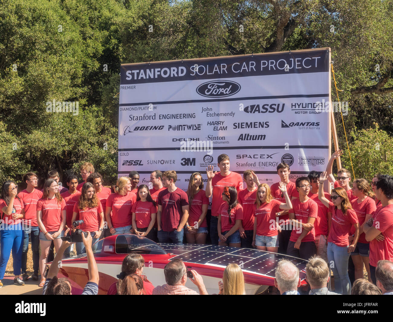Stanford, CA/USA - July 1, 2017: The Stanford Solar Car Project ...