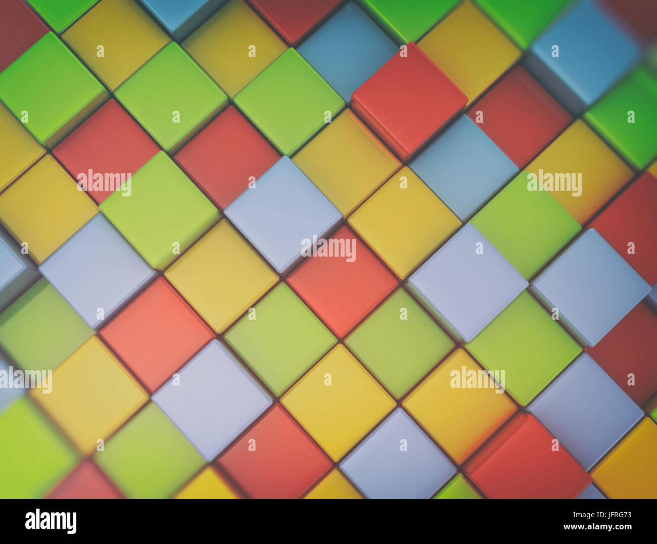 3d colored cubes background Stock Photo - Alamy