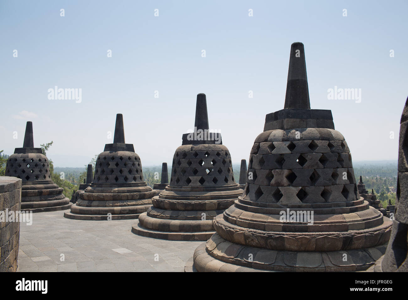 Candi Borobudur temple in Java, Indonesia Stock Photo - Alamy