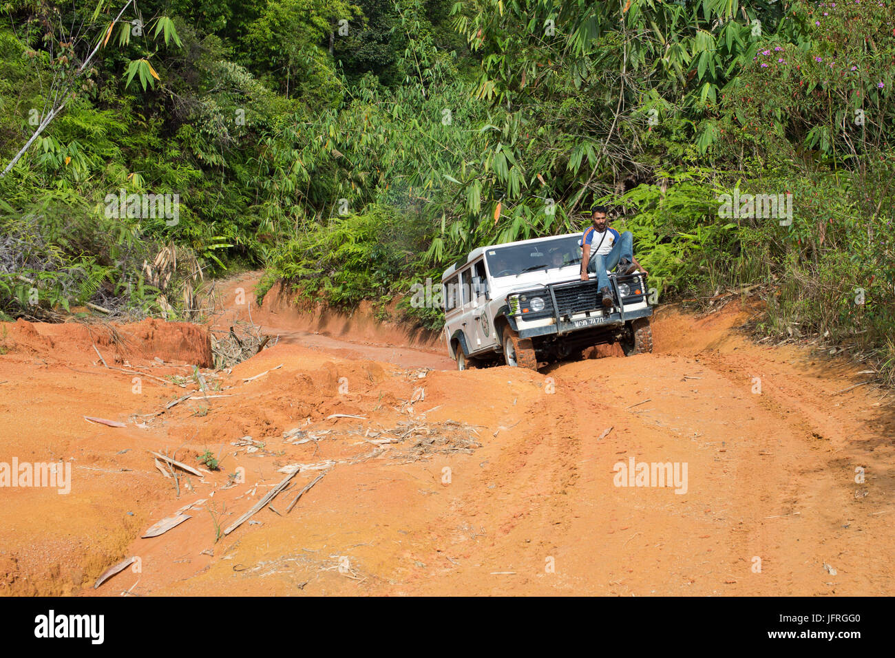 Stuck in the mud jeep jungle hi-res stock photography and images - Alamy