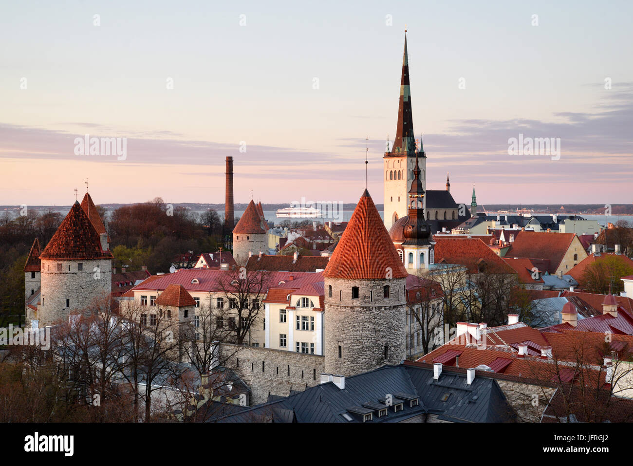 Medieval tower over town hi-res stock photography and images - Alamy
