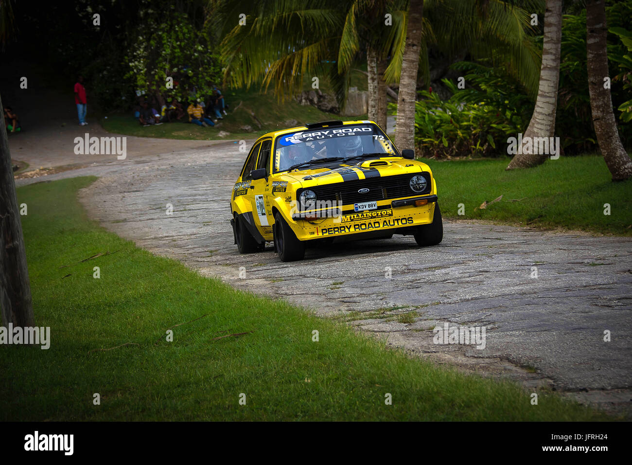 Sol Rally Barbados 2017 Day one Stock Photo - Alamy
